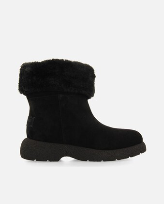 Botas de mujer multiposición de piel serraje con pelo · Gioseppo · El ...