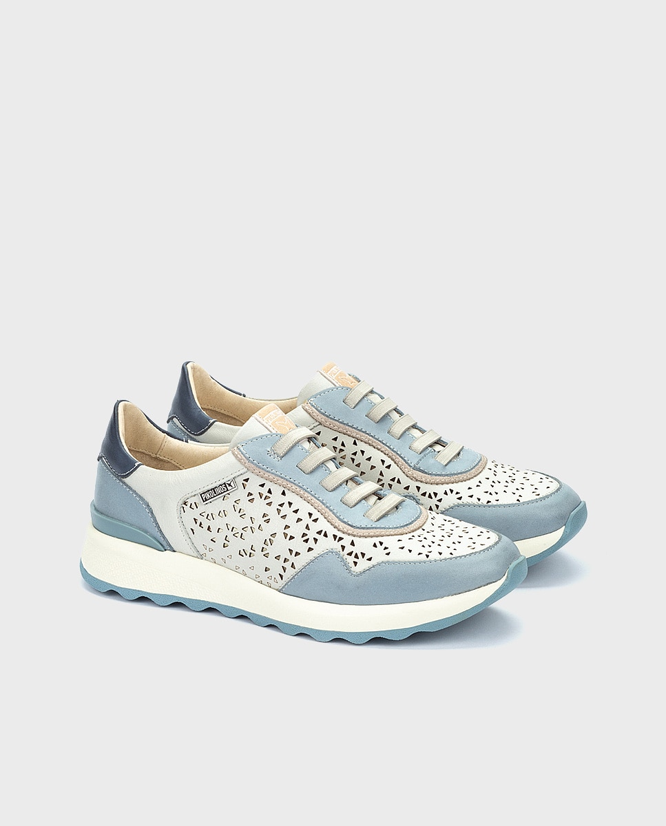 Zapatillas de mujer de piel con plantilla memory foam y suela ...