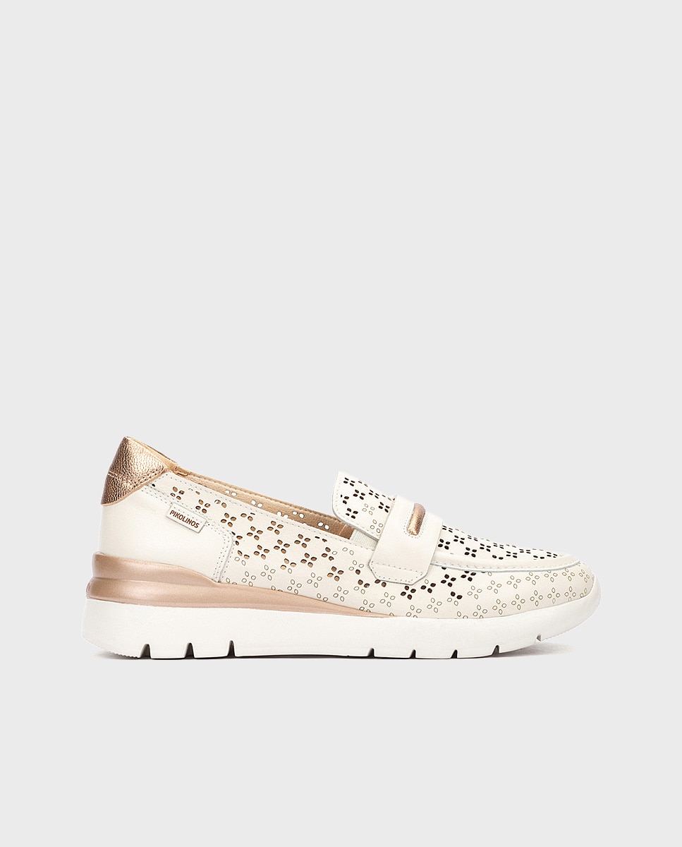 Zapatillas de mujer de piel con plantilla Memory Foam y suela ...