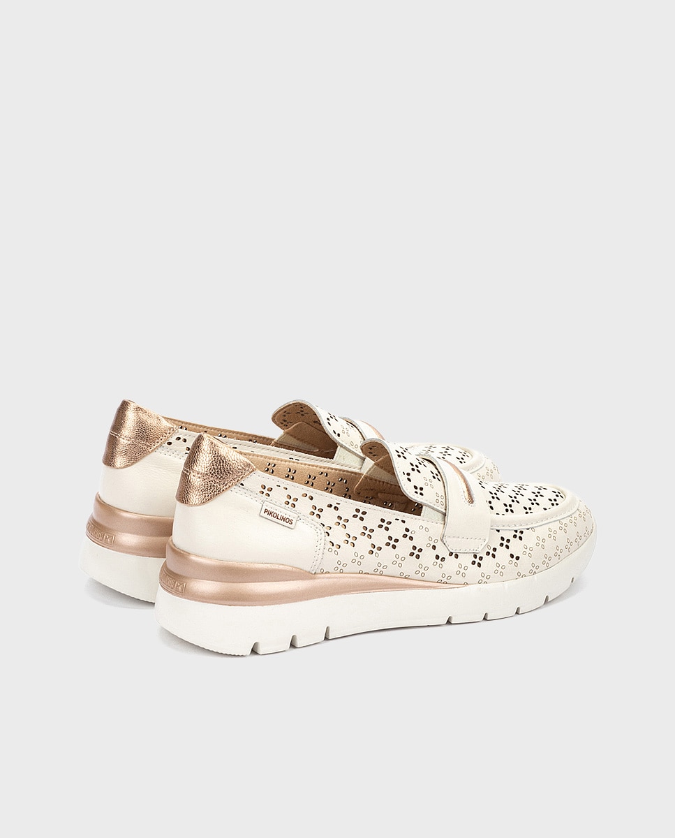 Zapatillas de mujer de piel con plantilla Memory Foam y suela ...
