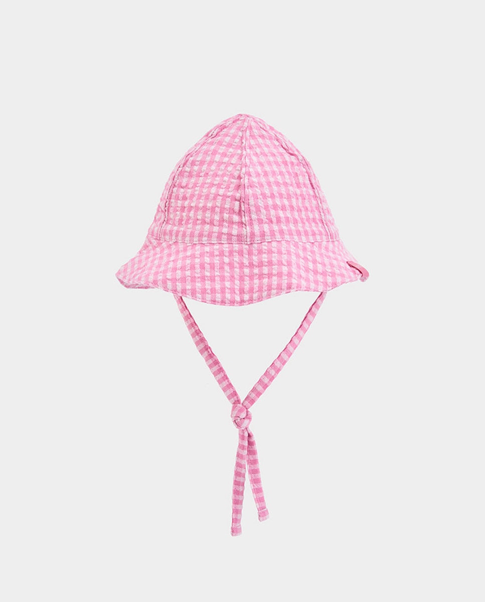 Gorra bebé de cuadros Rosa / Blanco · El Corte Inglés