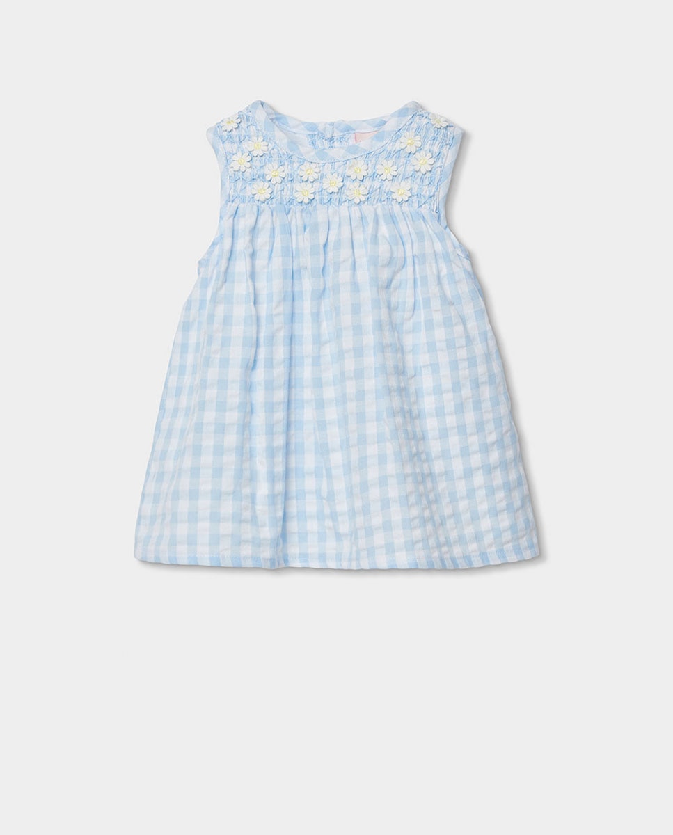 Vestido popelín cuadros de bebé · Boboli · El Corte Inglés