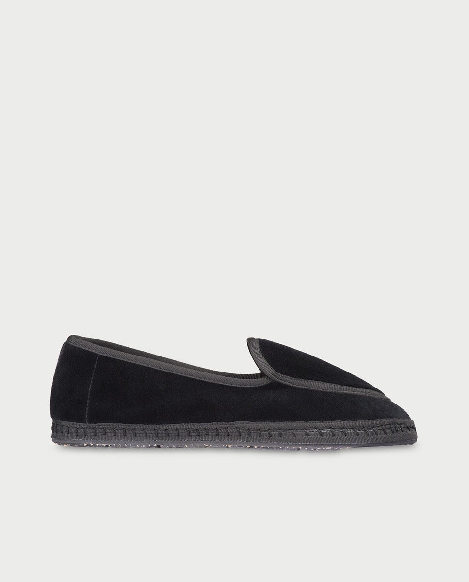 Slippers de mujer de terciopelo en color negro · Flabelus · El Corte Inglés
