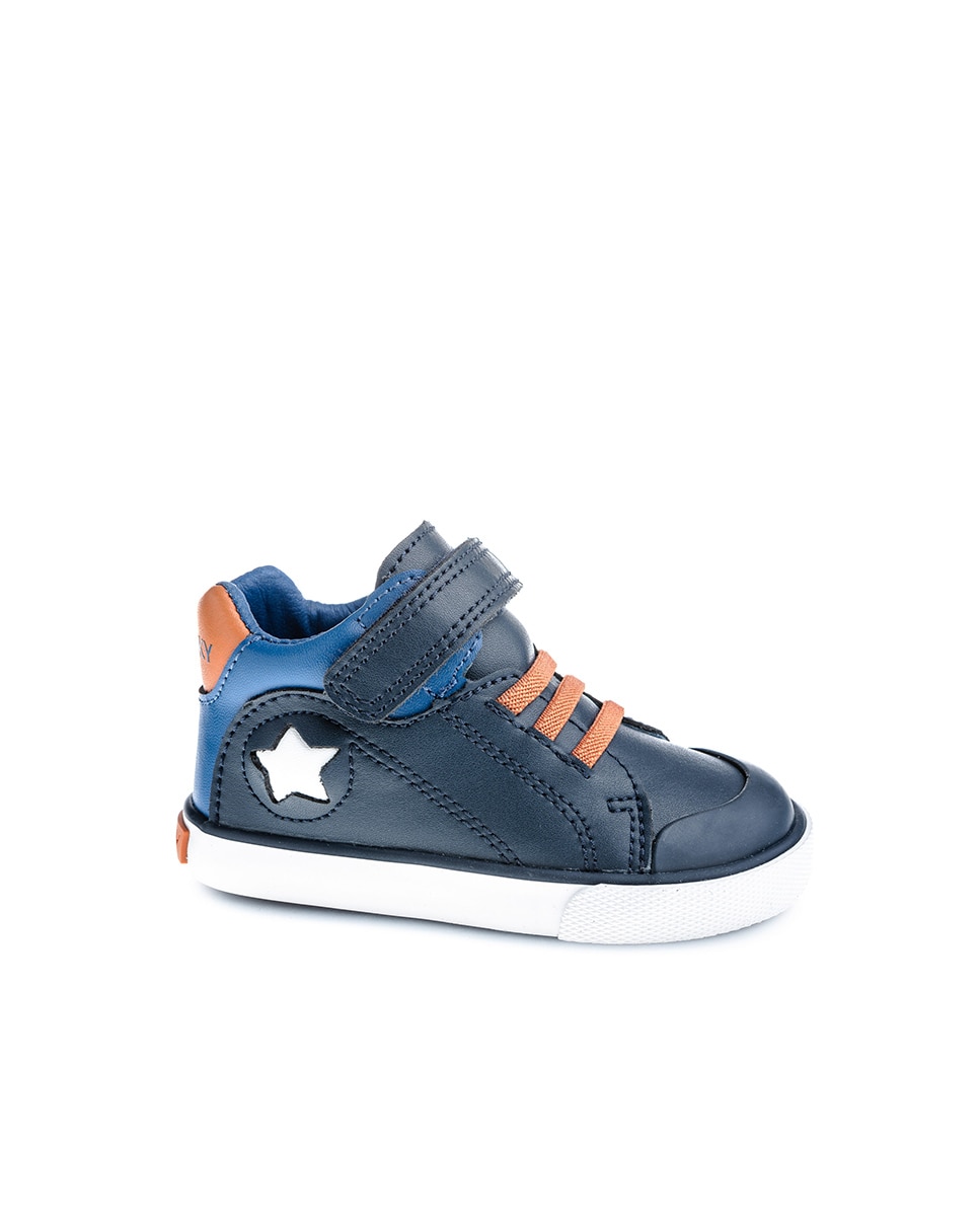 Botas de bebés Pablosky de piel con cierre adherente Azul · El Corte Inglés