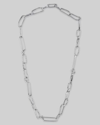 Cadena con eslabones irregulares y largo regulable · Adolfo Dominguez ...