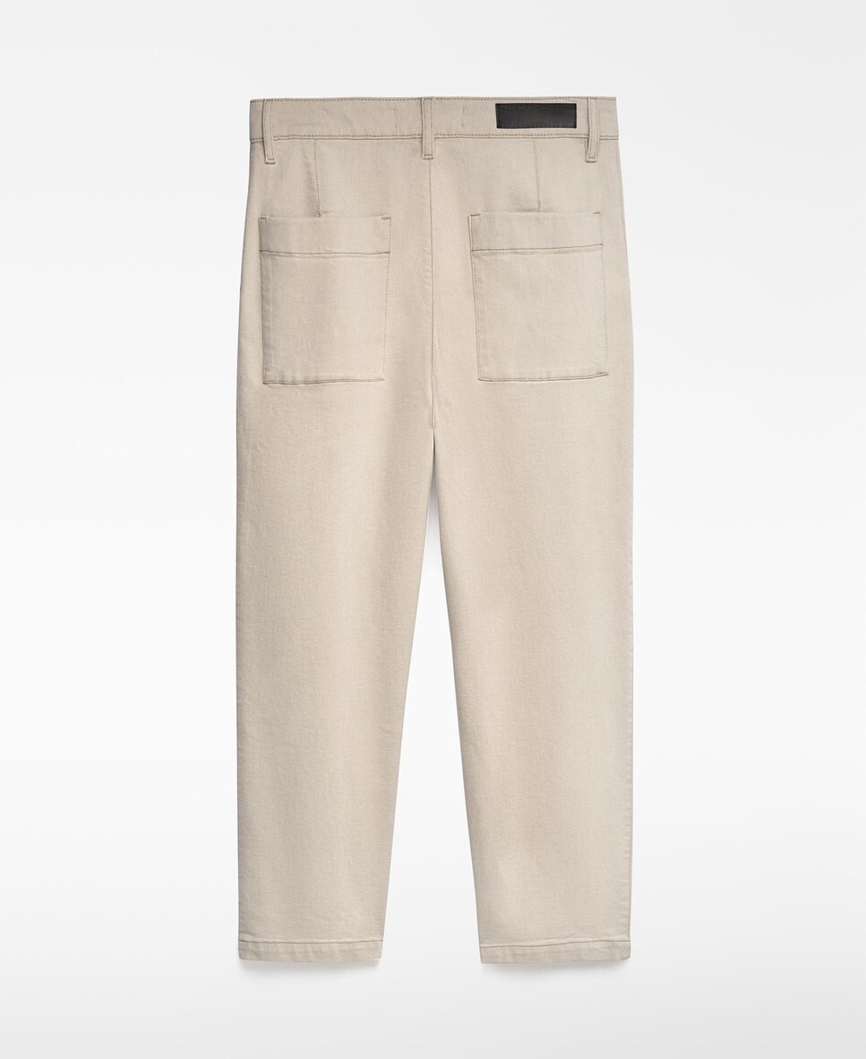 Vaquero relaxed fit de hombre en color crudo y bolsillos italianos ...