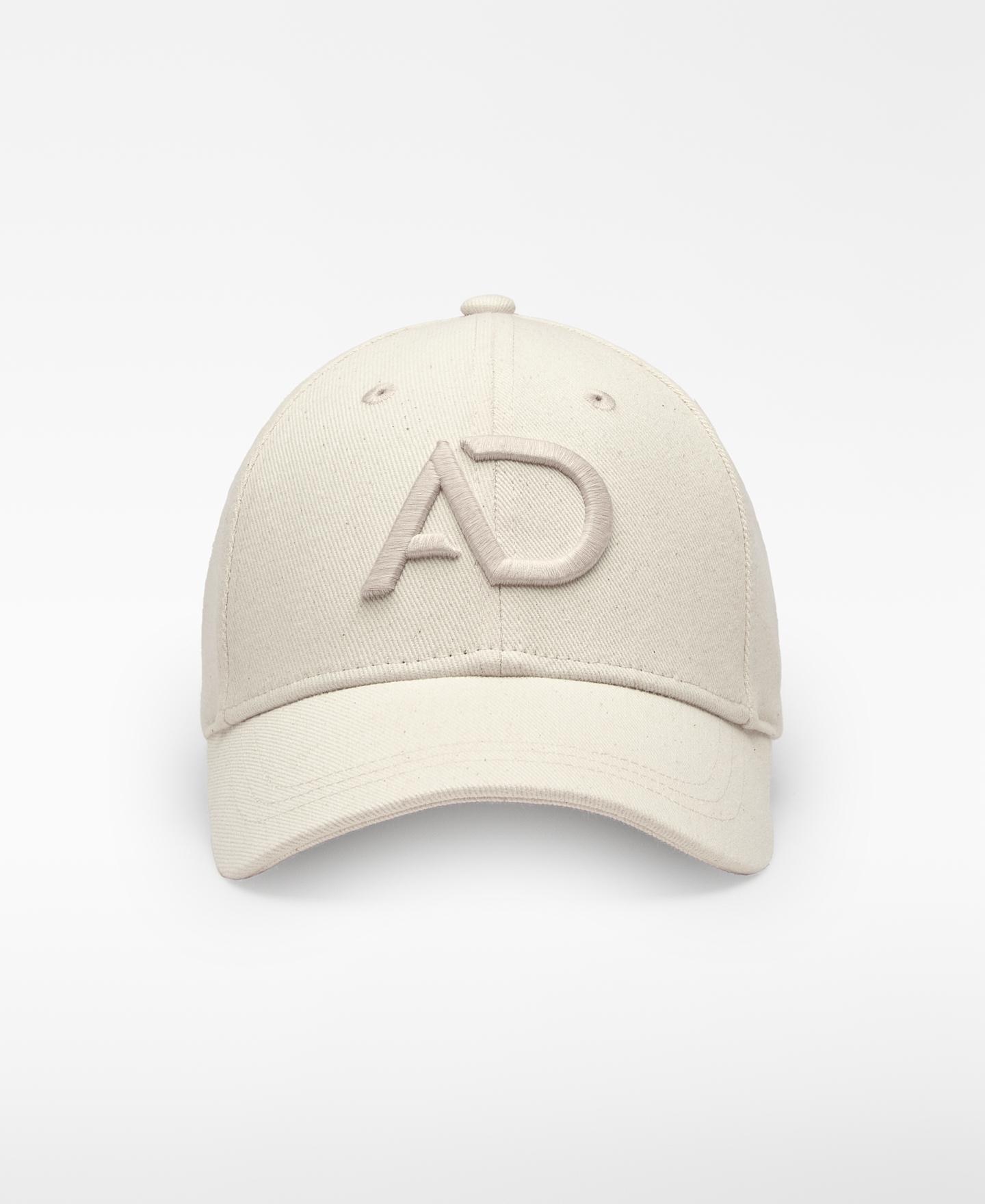 Gorra de mujer de algodón con logo bordado Natural Adolfo Dominguez ...