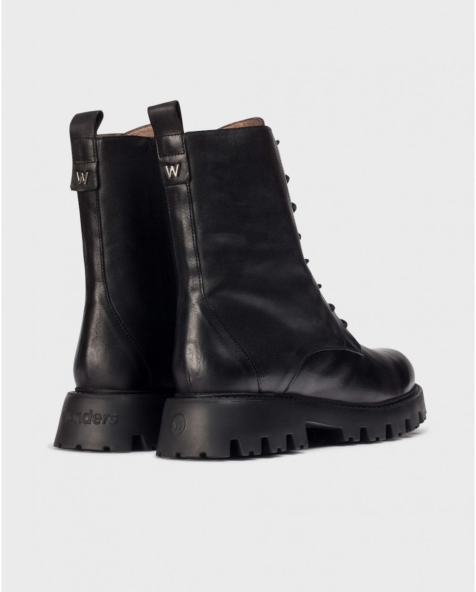Botines chelsea de mujer en piel negra · Wonders · El Corte Inglés