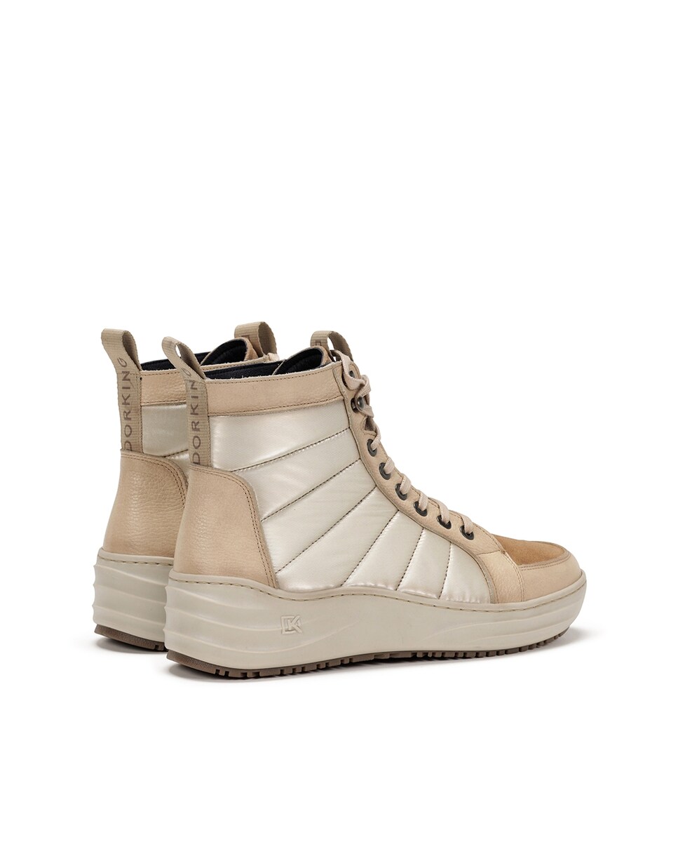 Botines de mujer en piel color natural · Dorking · El Corte Inglés