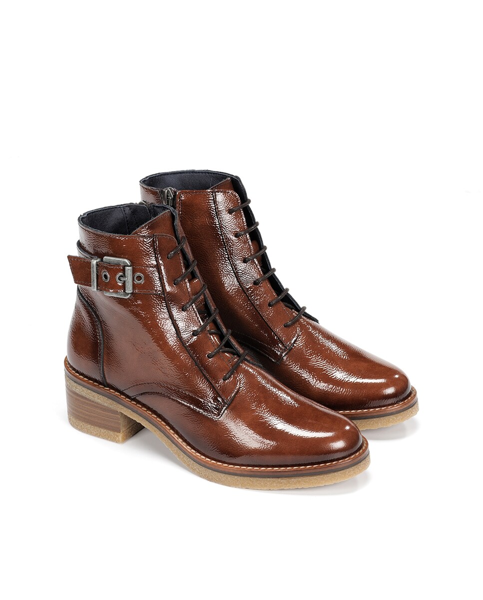 Botines de mujer fabricados en charol · Dorking · El Corte Inglés