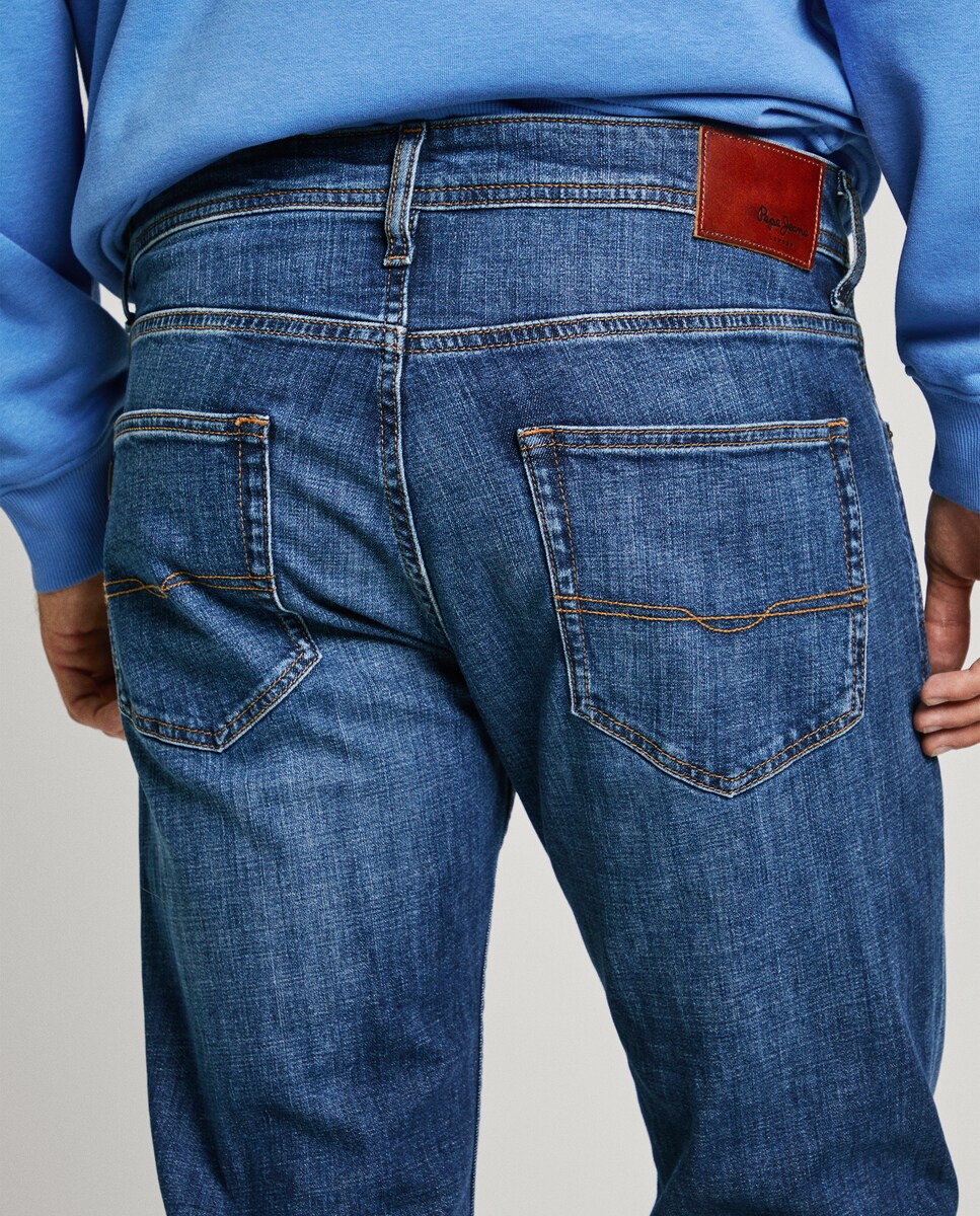 Vaquero de hombre Cash fit recto con efecto desgastado · Pepe Jeans ...