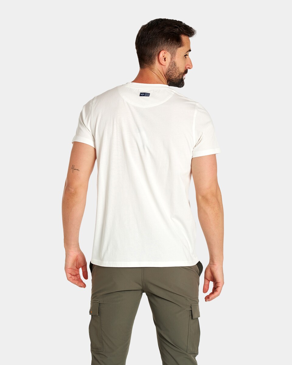 Camiseta de hombre color blanco logo Spagnolo 1933 de manga corta ...