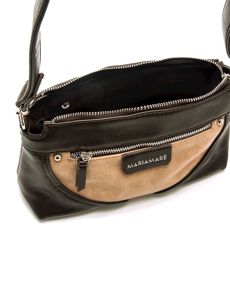Bandolera de mujer combinada con detalle de cremalleras · Mariamare ...