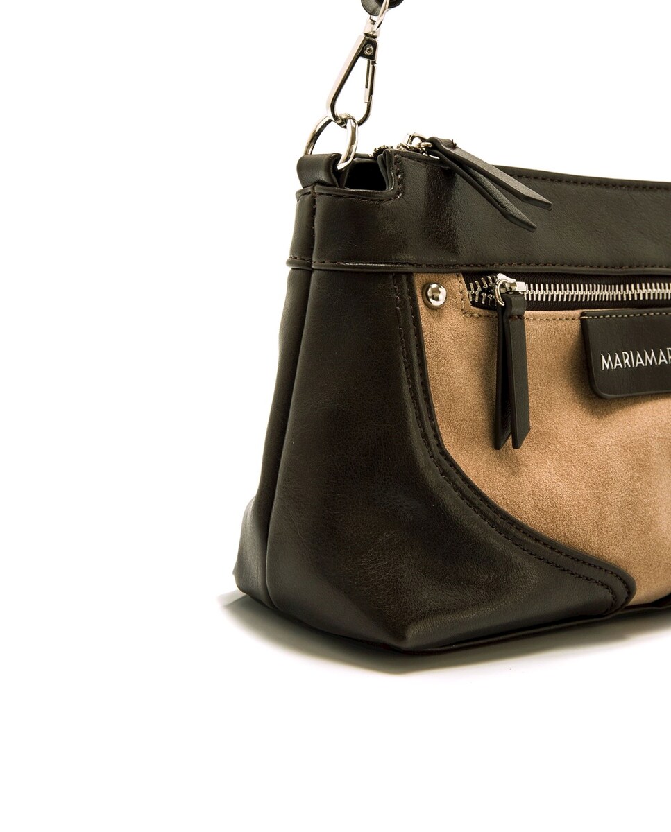 Bandolera de mujer combinada con detalle de cremalleras · Mariamare ...