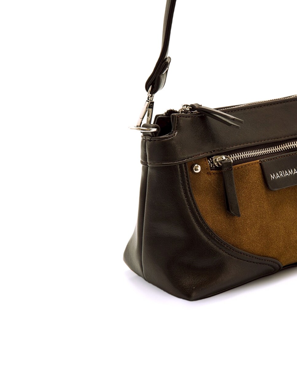 Bandolera de mujer combinada con detalle de cremalleras · Mariamare ...