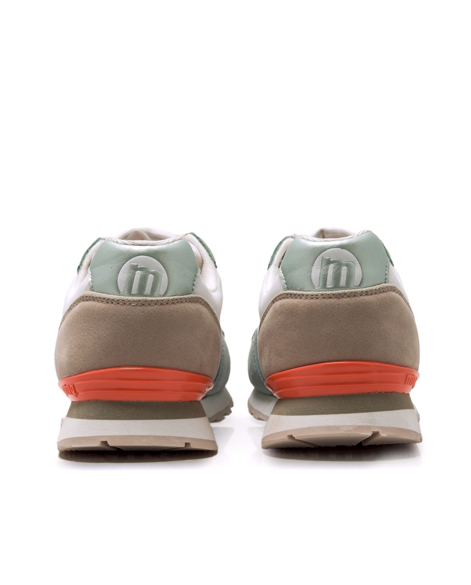 Zapatillas de mujer tipo running bajas diferentes texturas Kaki Mustang ...