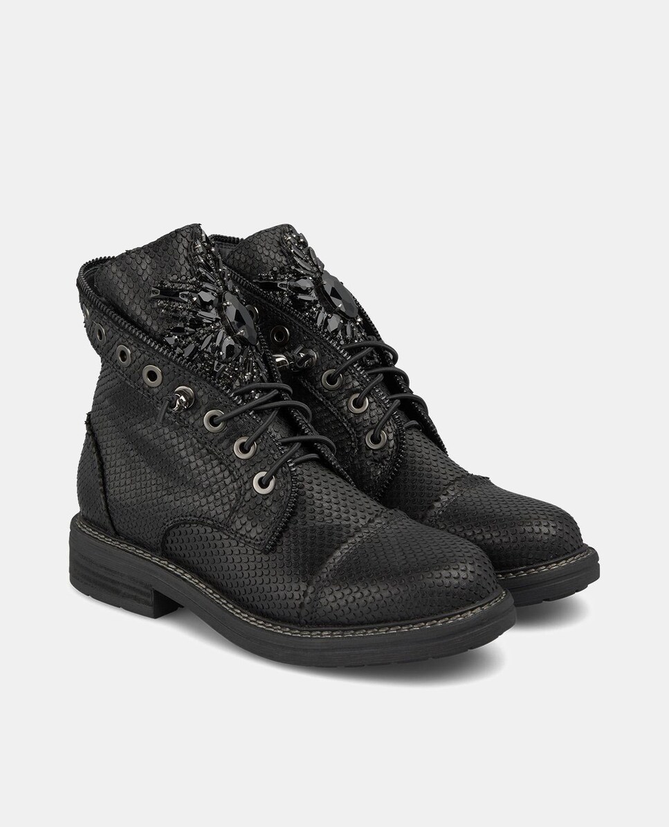 Botines de mujer de piel con cordones · Alma en Pena · El Corte Inglés