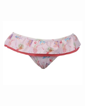 Culetín de niña Sira estampado con volante · Red Point · El Corte Inglés