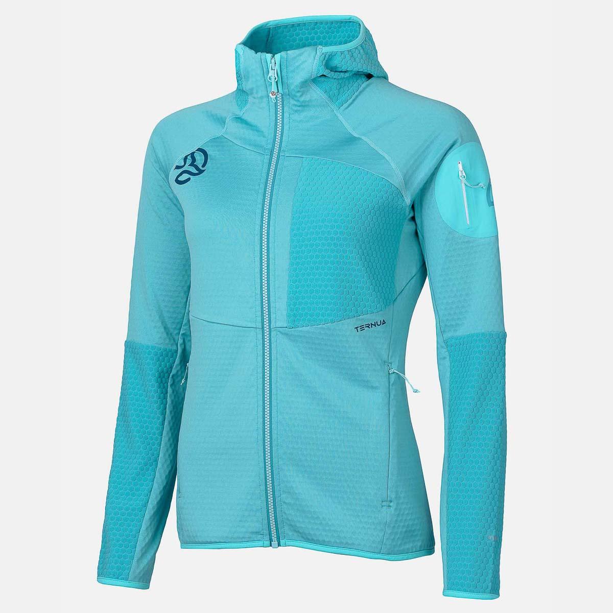 Sudadera de mujer Ragger hood jkt w Ternua Azul claro · El Corte Inglés