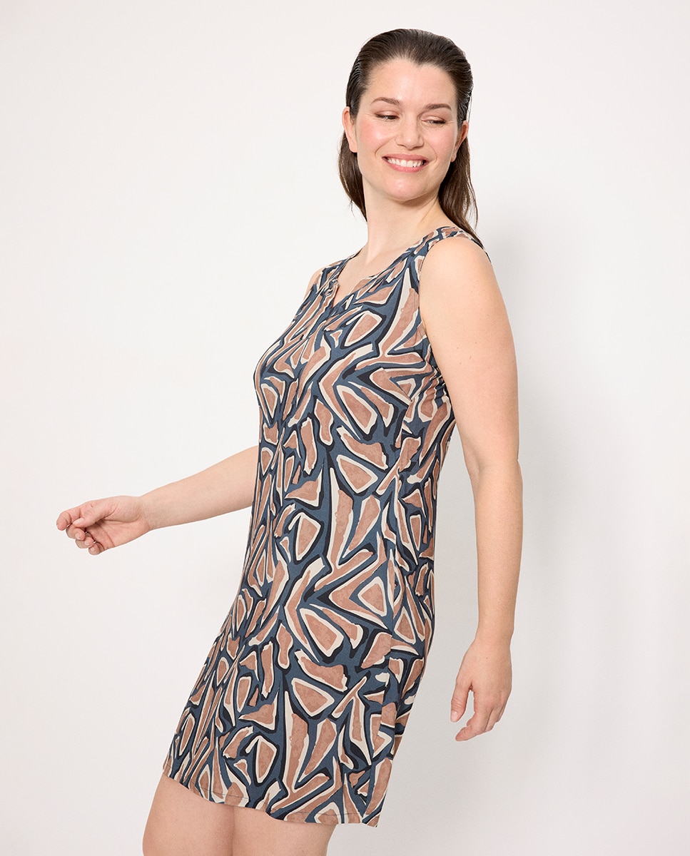Vestidos de playa corto recto tirantes estampado Ysabel Mora · El Corte ...