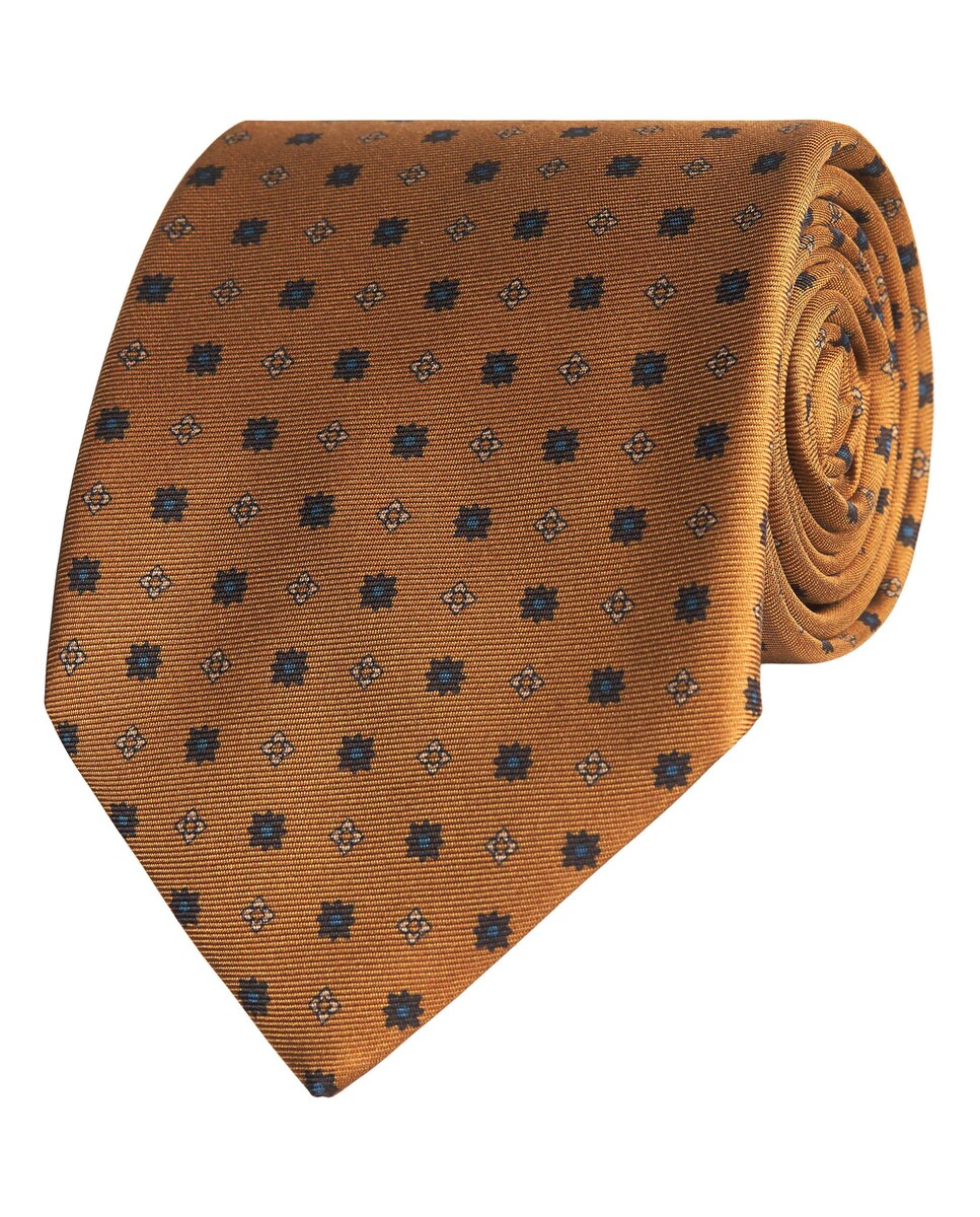 Corbata de hombre twill estampado seda natural · Mirto · El Corte Inglés