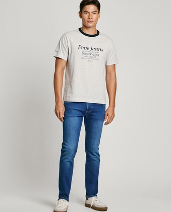 Vaquero de hombre Cash fit recto con efecto desgastado · Pepe Jeans ...