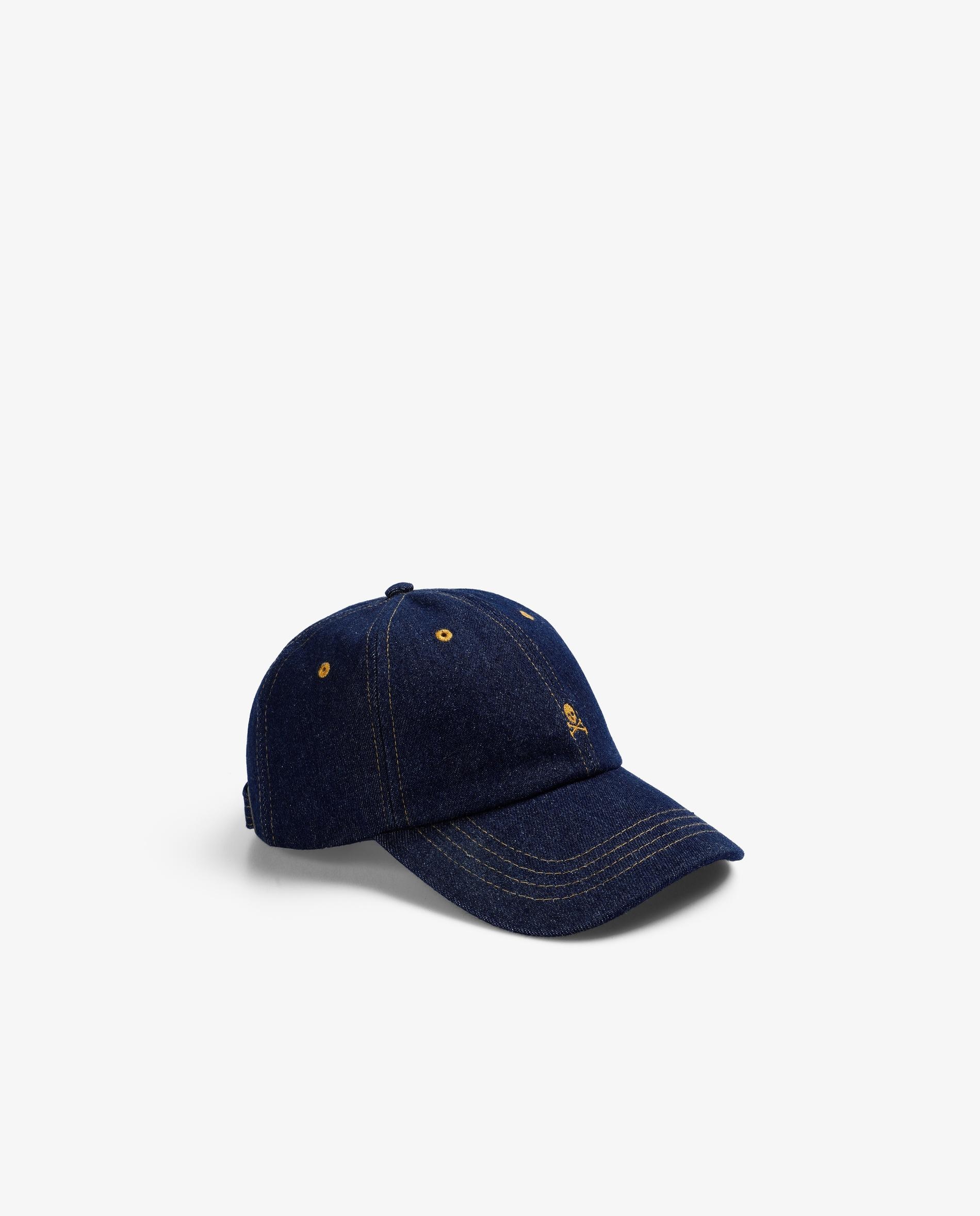 Gorra baseball de hombre ajustable con pespuntes a contraste Denim · El ...