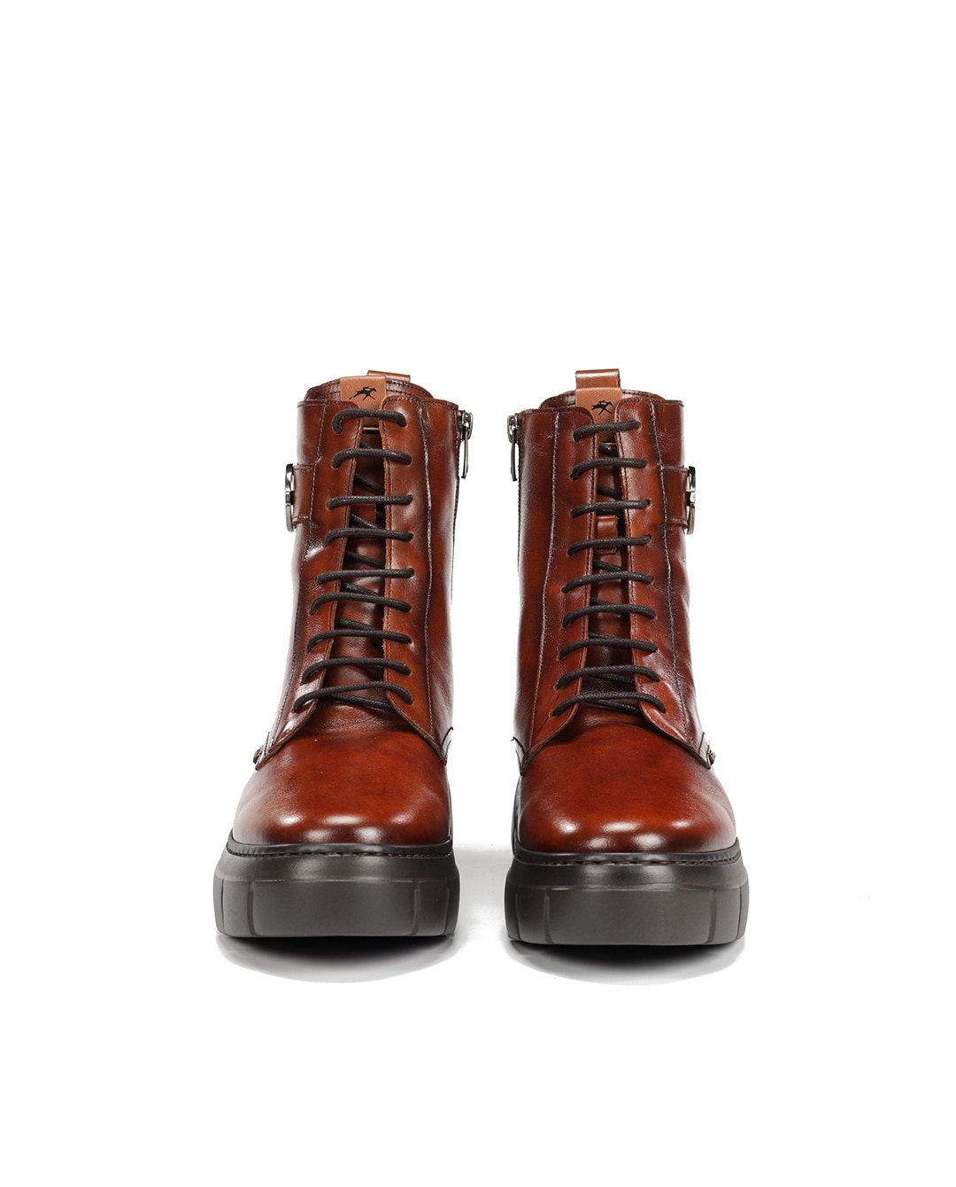 Botines de mujer fabricados en piel Rojo Fluchos · El Corte Inglés