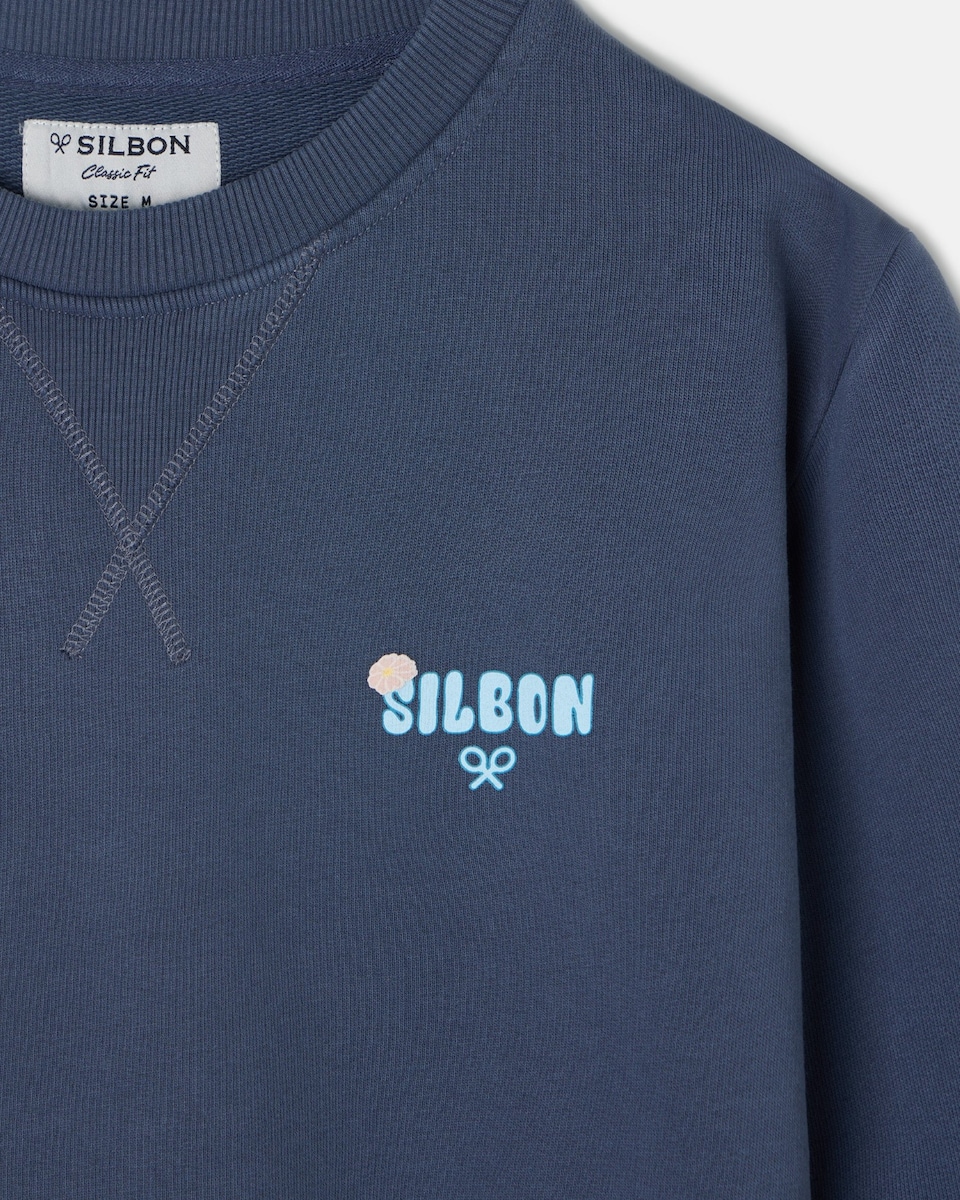 Sudadera social club azul marino · Silbon · El Corte Inglés
