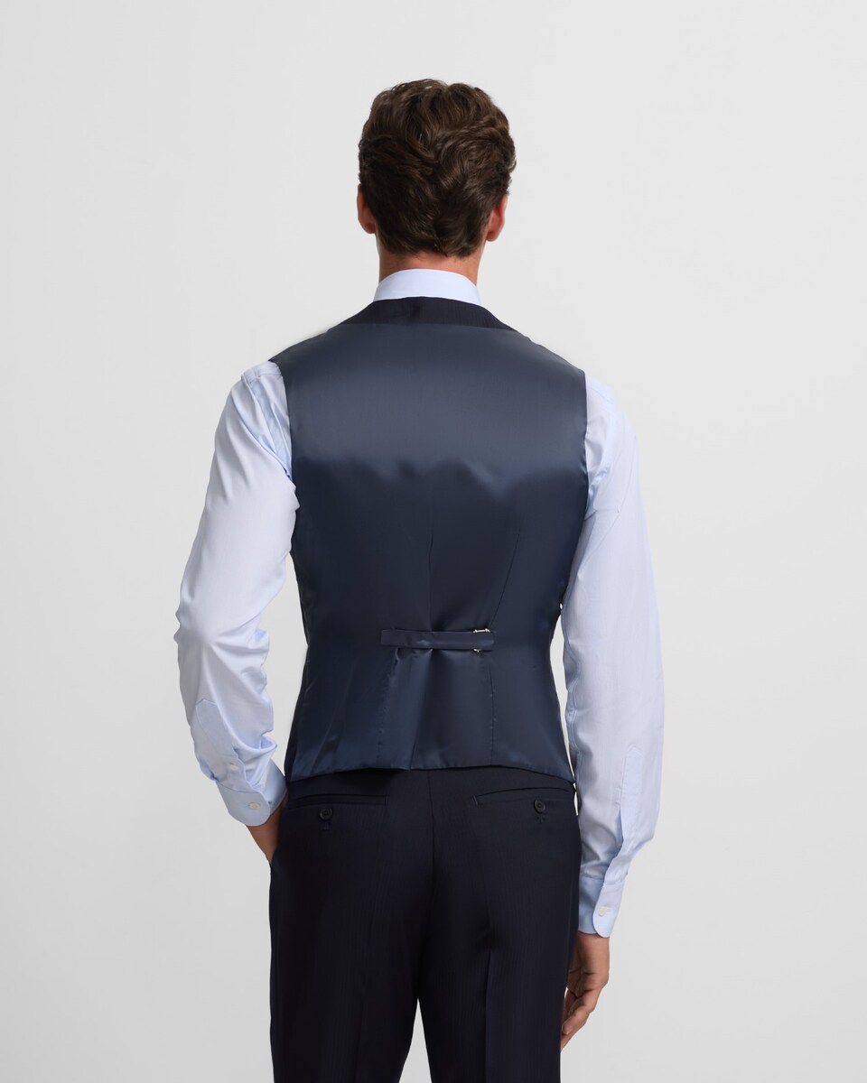 Chaleco chaqué de hombre espiga azul marino · Silbon · El Corte Inglés