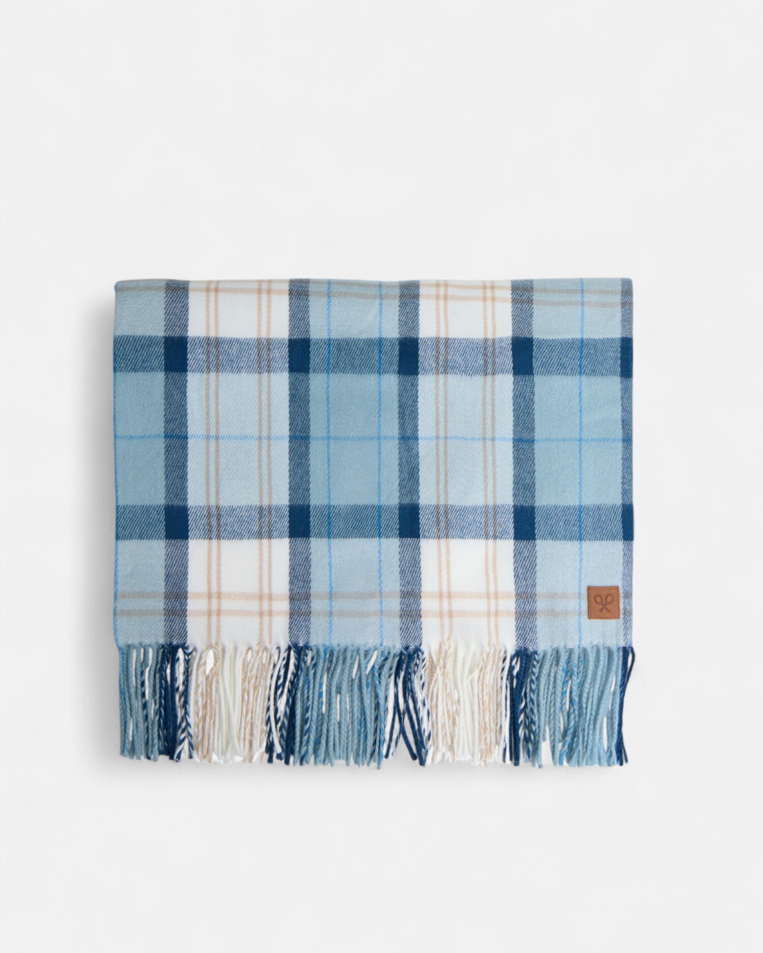 Bufanda de mujer cuadros azules · Silbon · El Corte Inglés
