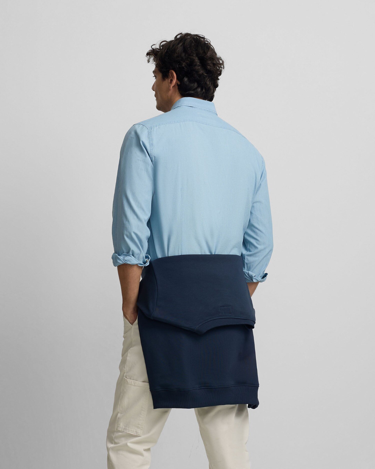 Camisa de hombre sport denim azul claro Azul · El Corte Inglés