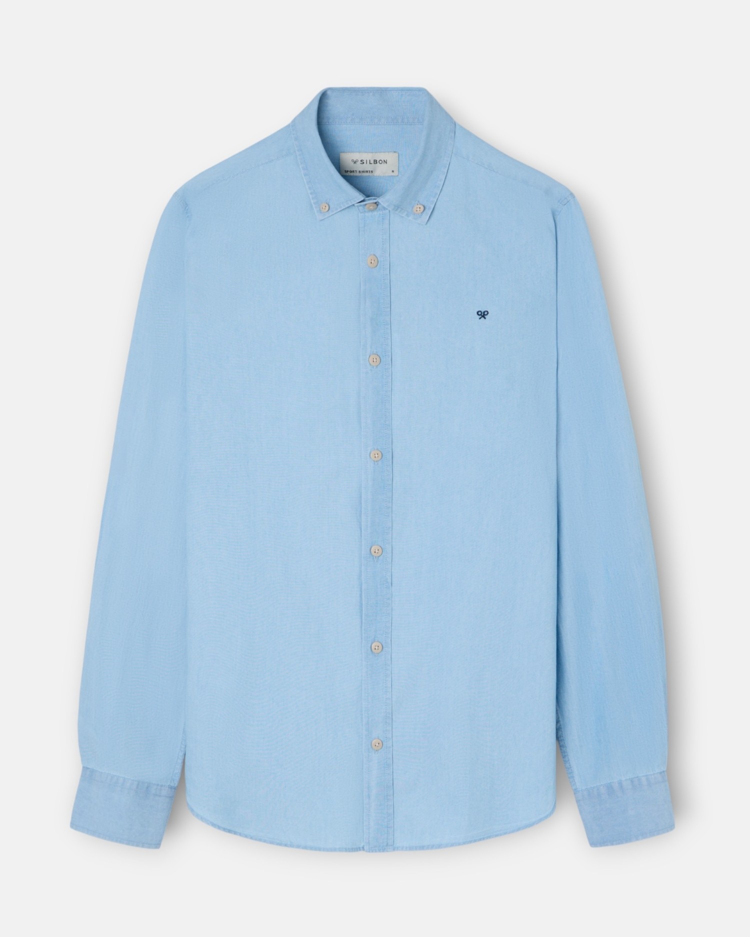 Camisa de hombre sport denim azul claro Azul · El Corte Inglés