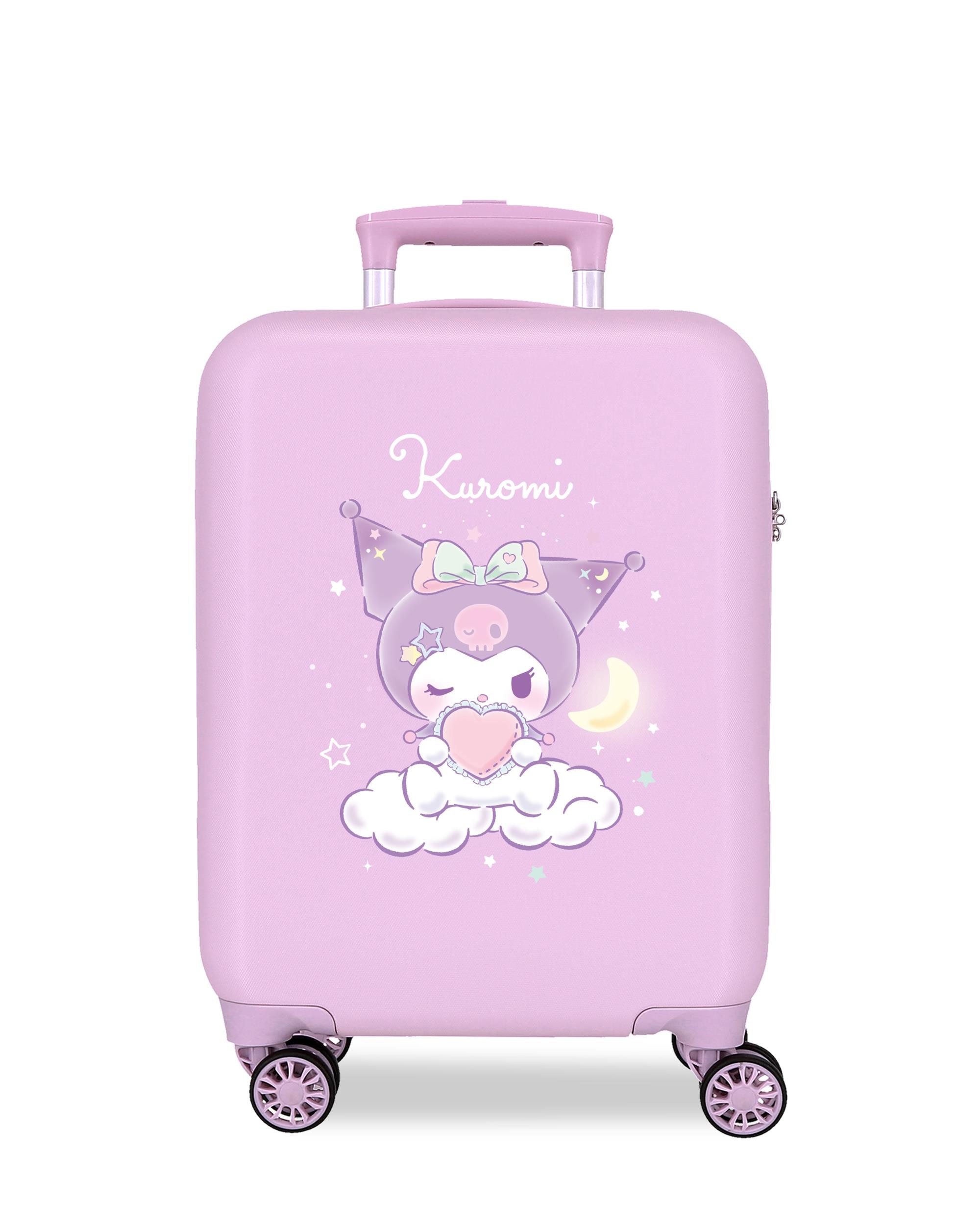 Maleta de cabina kuromi wonder rígida con capacidad de 35l Rosa Disney ...