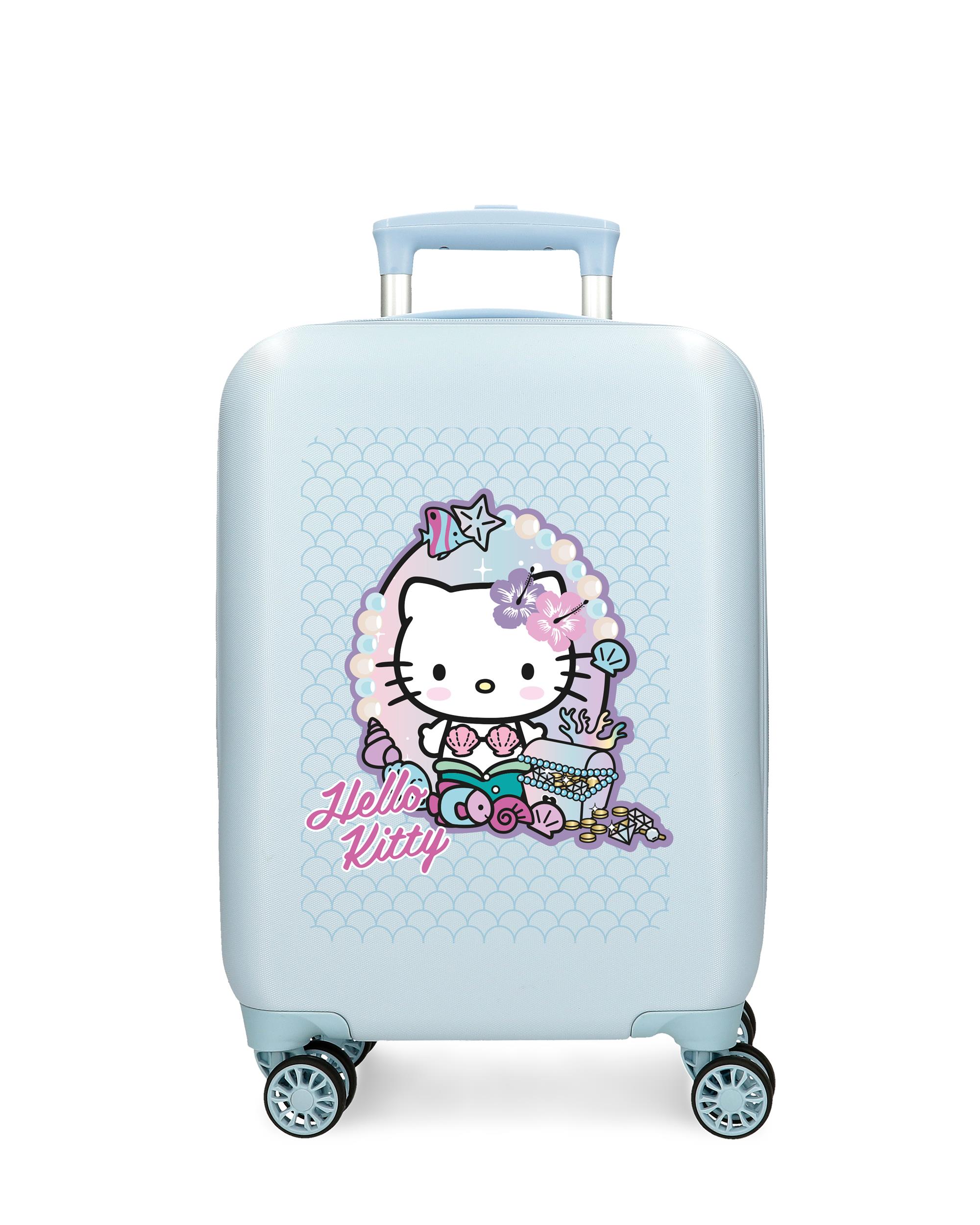 Maleta de cabina hello kitty mermaid kitty rígida con capacidad de 28l ...