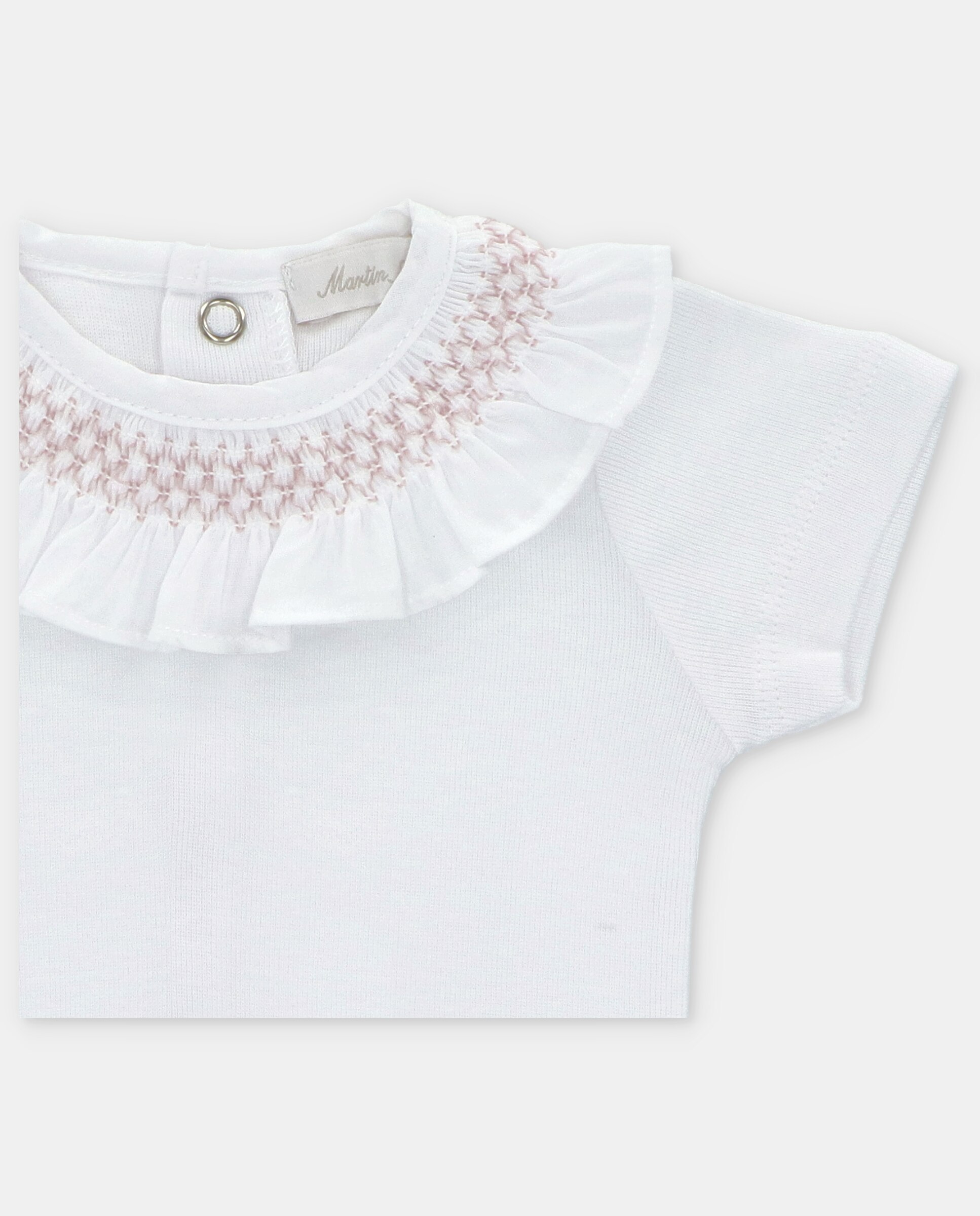 Body de vestir niña interlock con cuello punto smock · Martín Aranda ...
