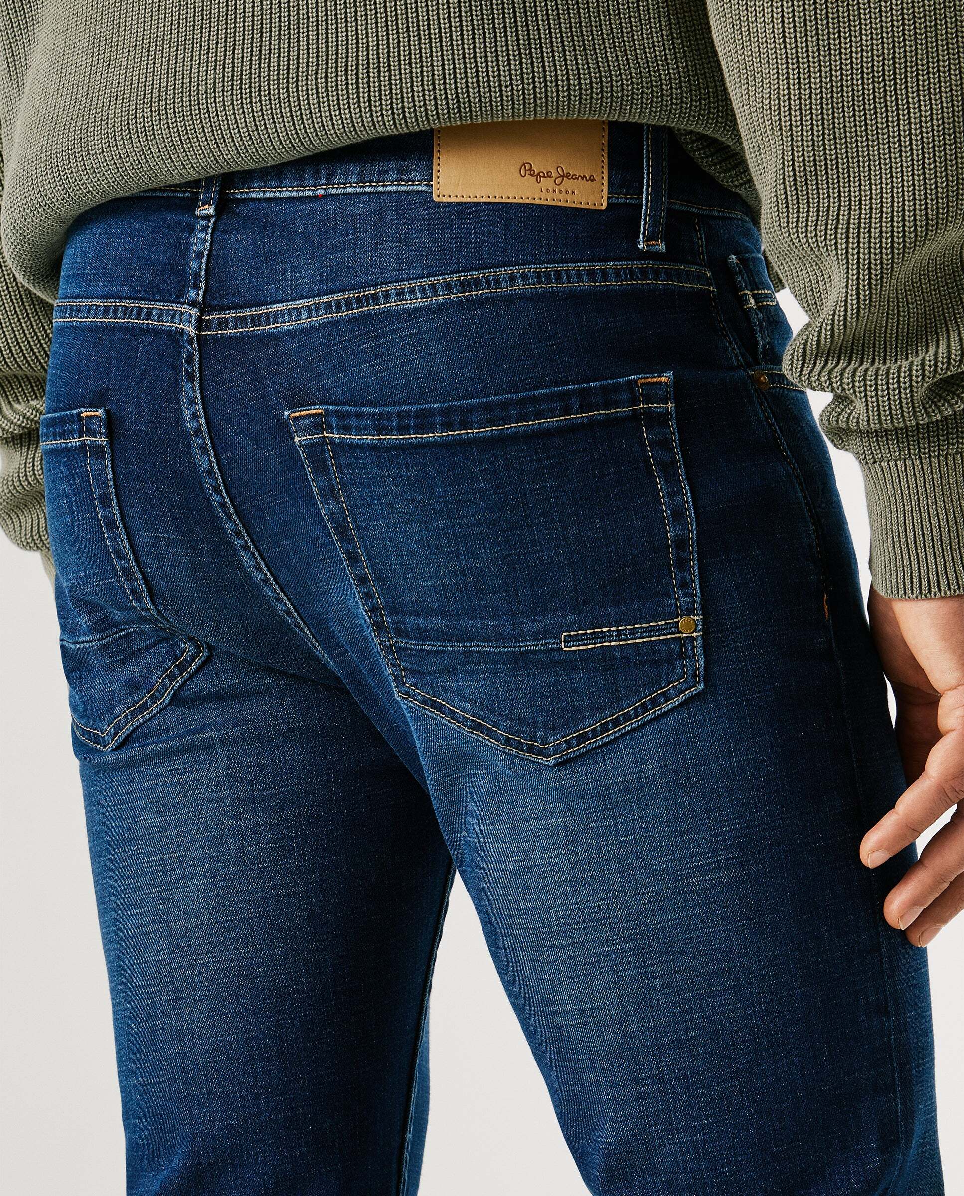 Cash- jeans fit recto y tiro regular Azul oscuro · El Corte Inglés