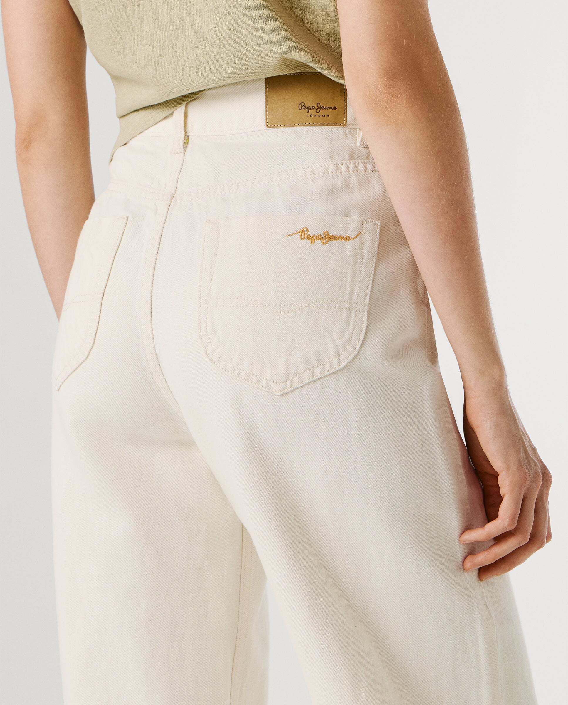 Vaquero de mujer fit recto y tiro alto Gris Pepe Jeans · El Corte Inglés