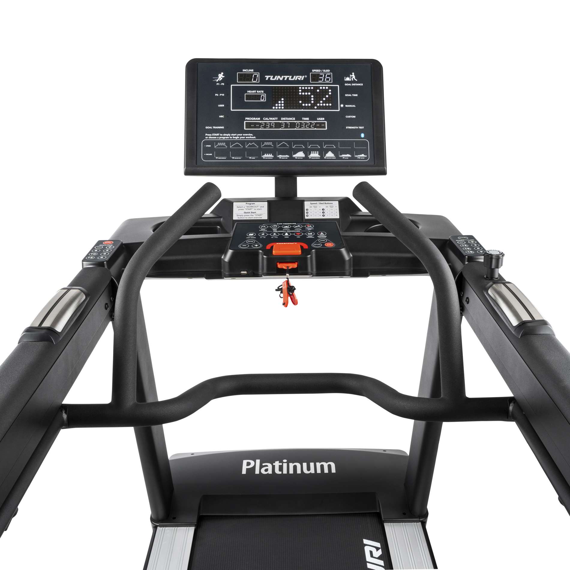 Cinta de correr Core TR30 Tunturi Platinum Negro · El Corte Inglés