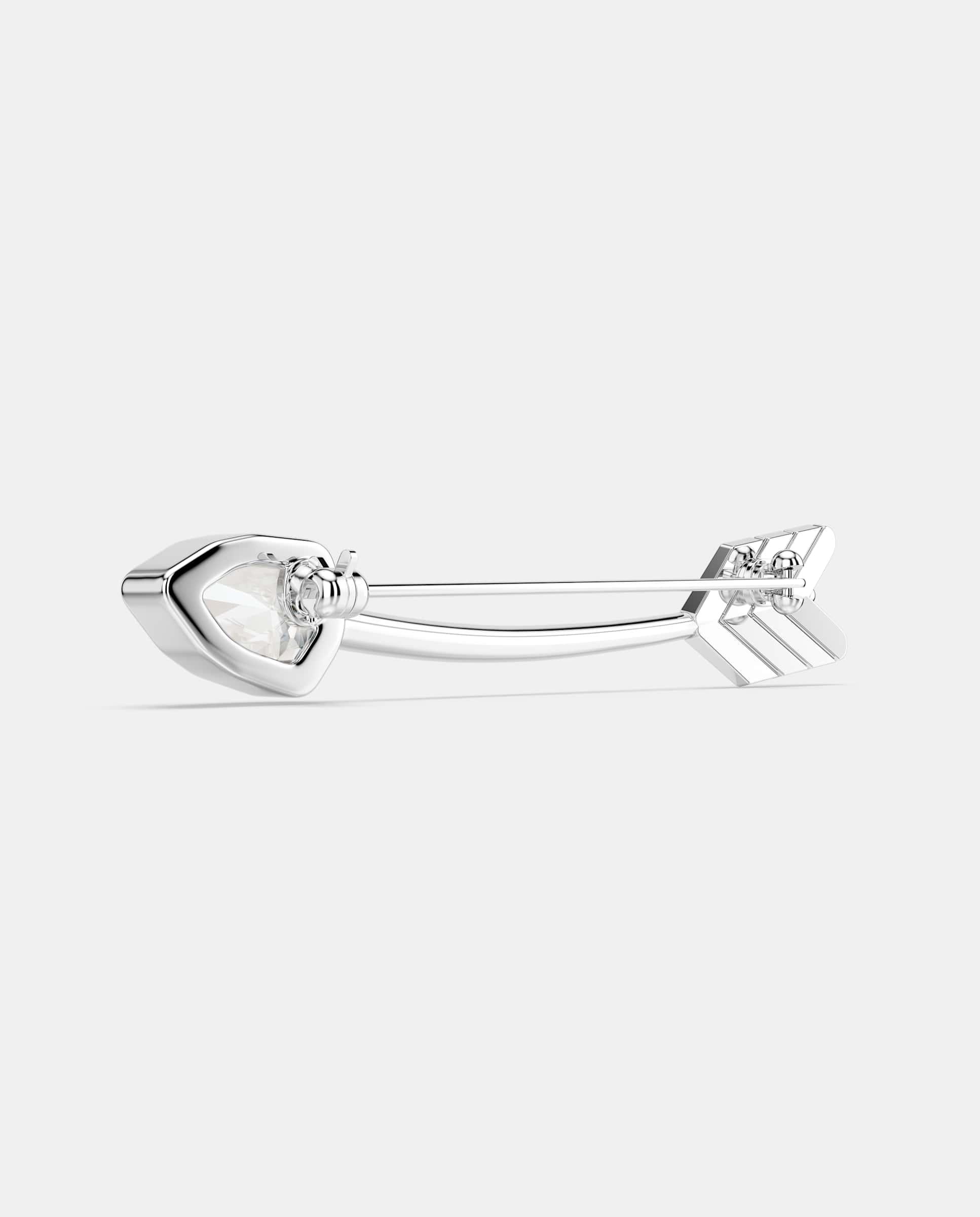 Broche idyllia en forma de flecha con cristales Blanco Swarovski · El ...