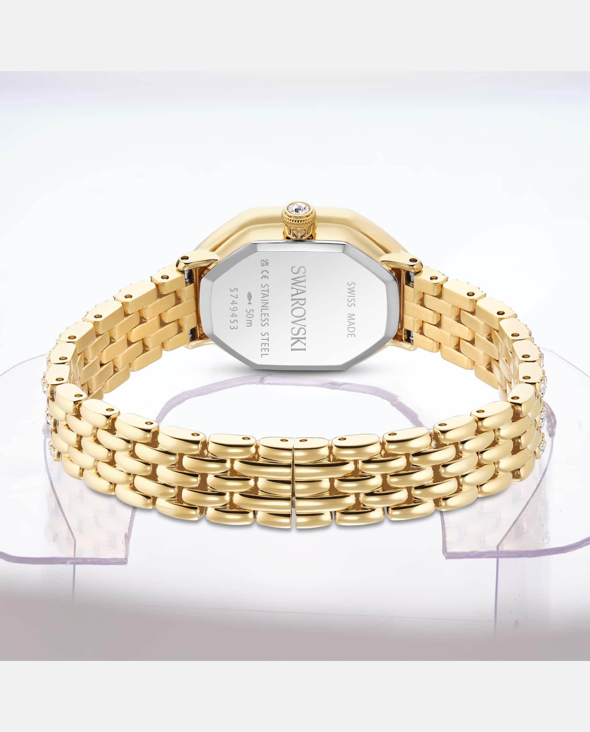 Reloj de mujer dextera octagon Dorado Swarovski · El Corte Inglés