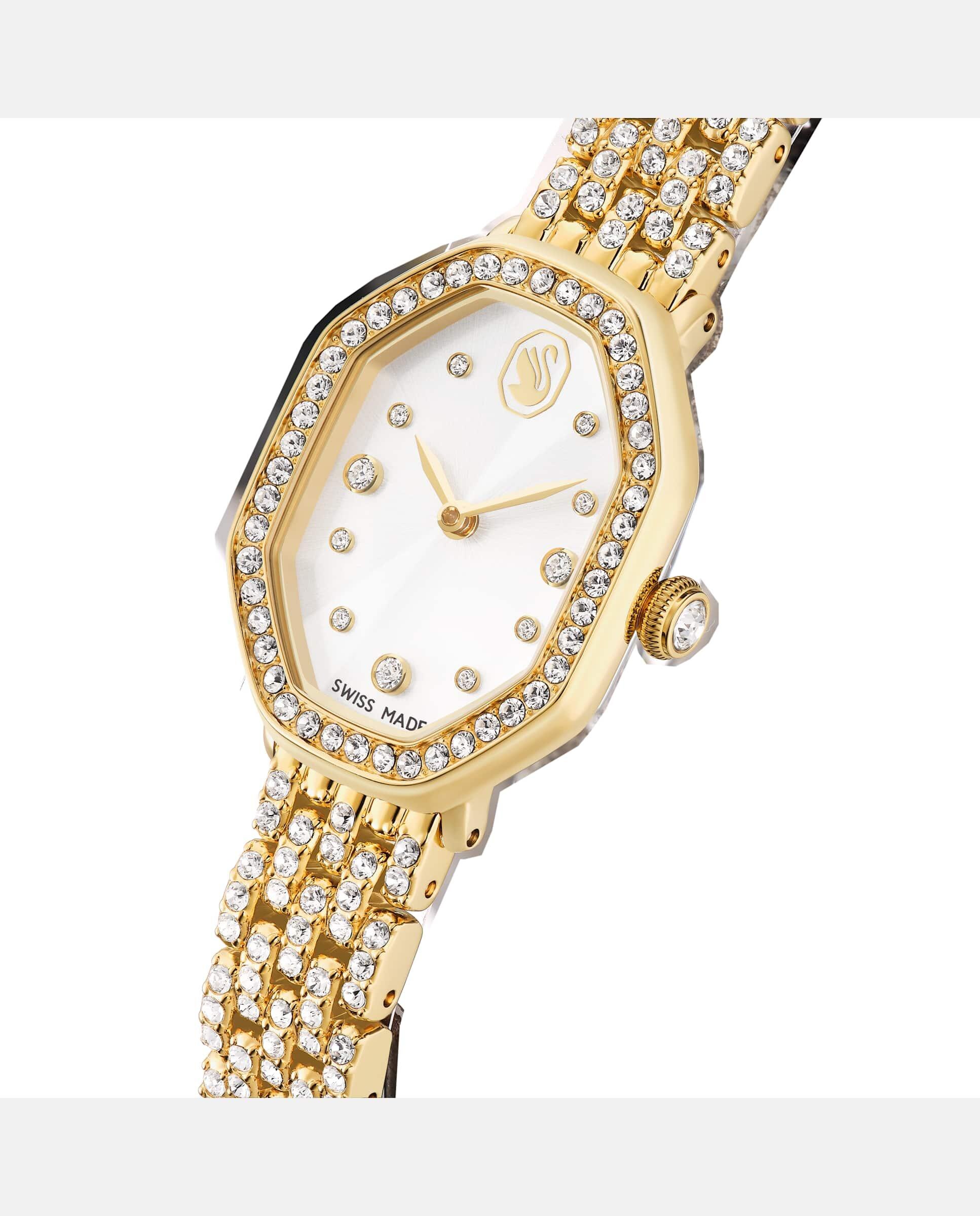Reloj de mujer dextera octagon Dorado Swarovski · El Corte Inglés
