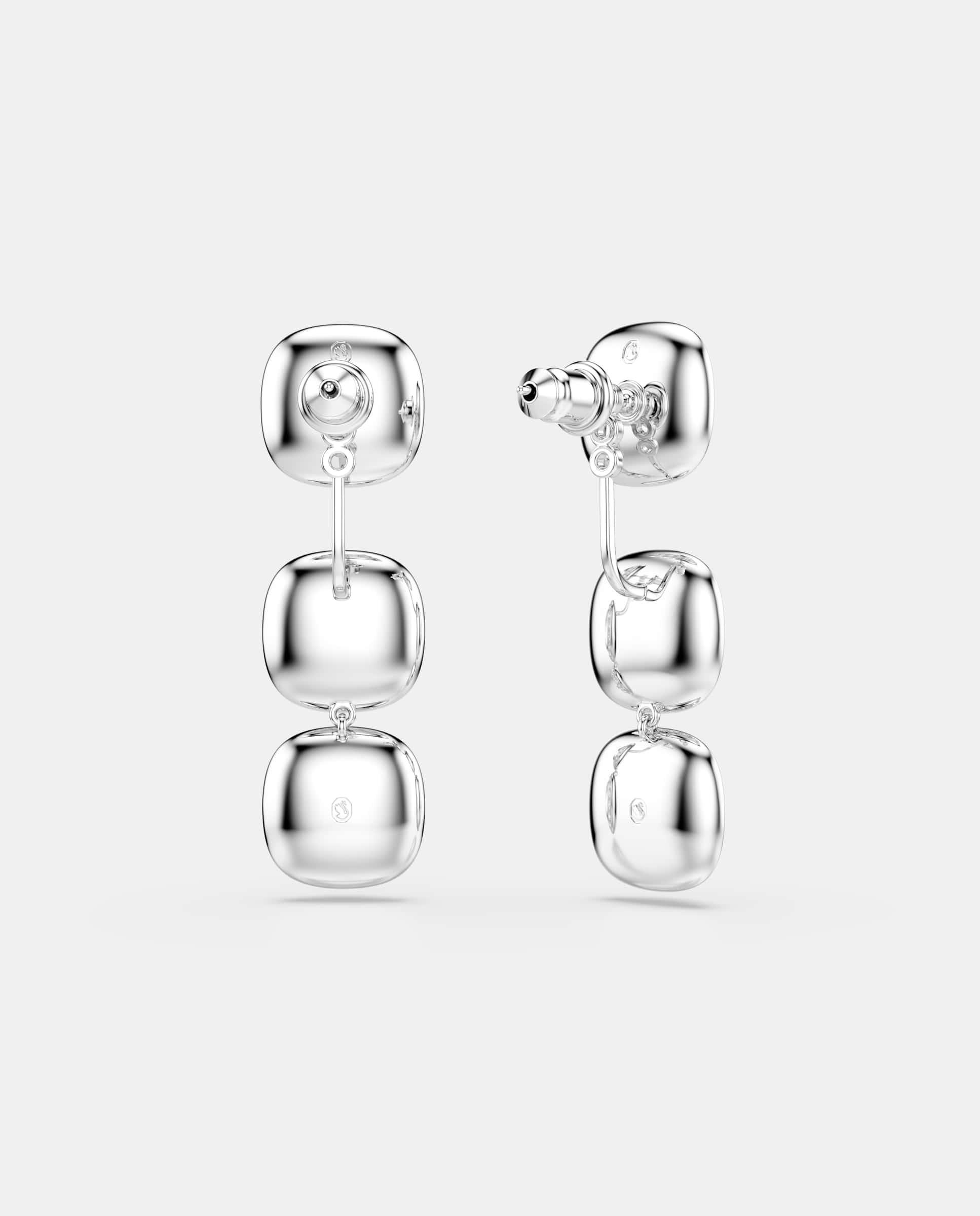 Pendientes una angelic largos con cristales Blanco Swarovski · El Corte ...