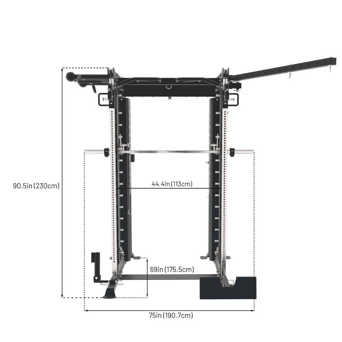 Máquina Multifunción todo en uno Máquina Smith, entrenador funcional ...