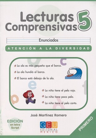 Lecturas comprensivas 5. Letra Script. Atención a la diversidad ...